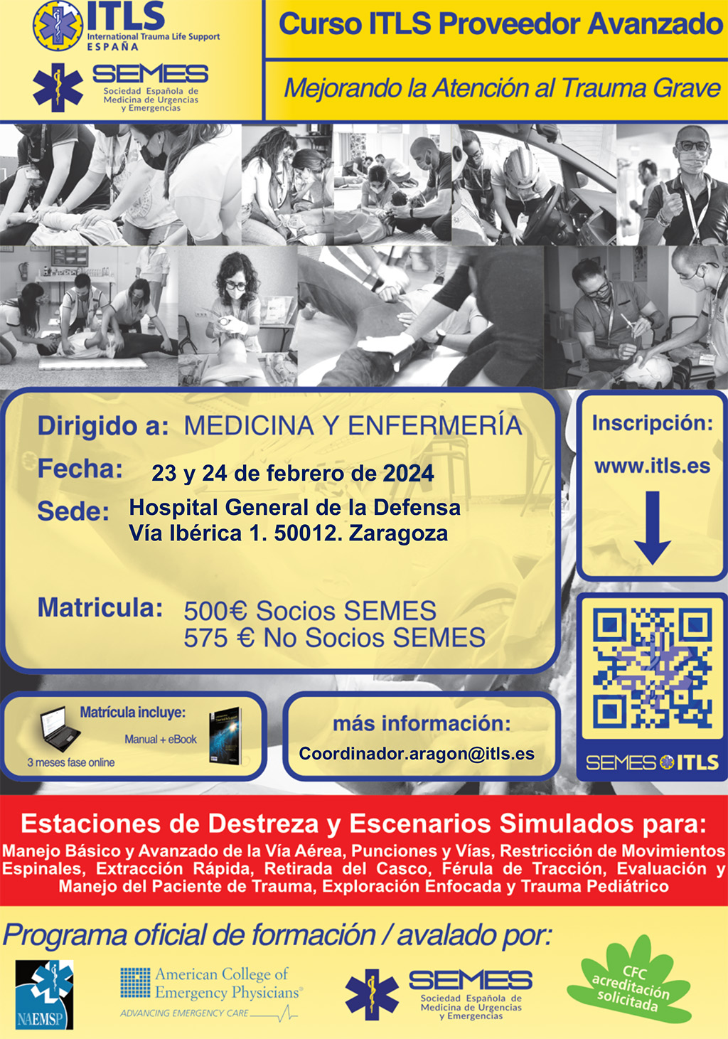 Curso ITLS Proveedor Avanzado 2024